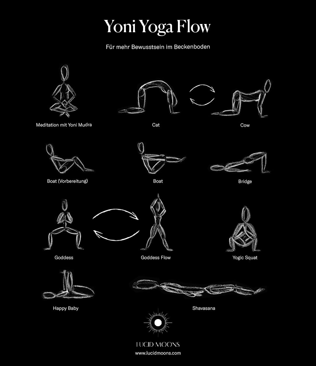 Yoni Yoga – Yoga-Übungen mit den Yoni Ei